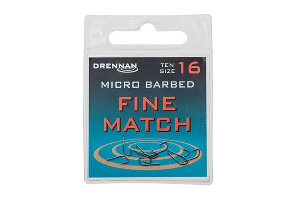 Hameçons Drennan - Fine Match - Pêche Expert