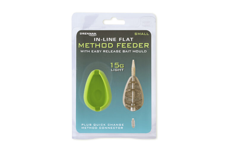 Method feeder Drennan avec moule - In-Line Flat Method feeder - Pêche Expert